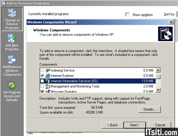 Install & Configure FTP Server in Windows Server 2003